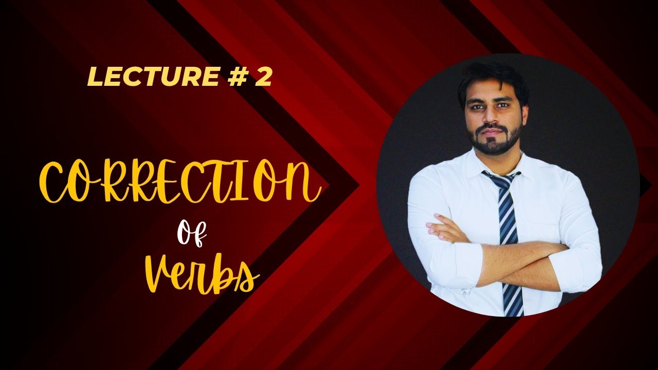 Verbs Correction | Success formula for verbal correction | 1st year ...