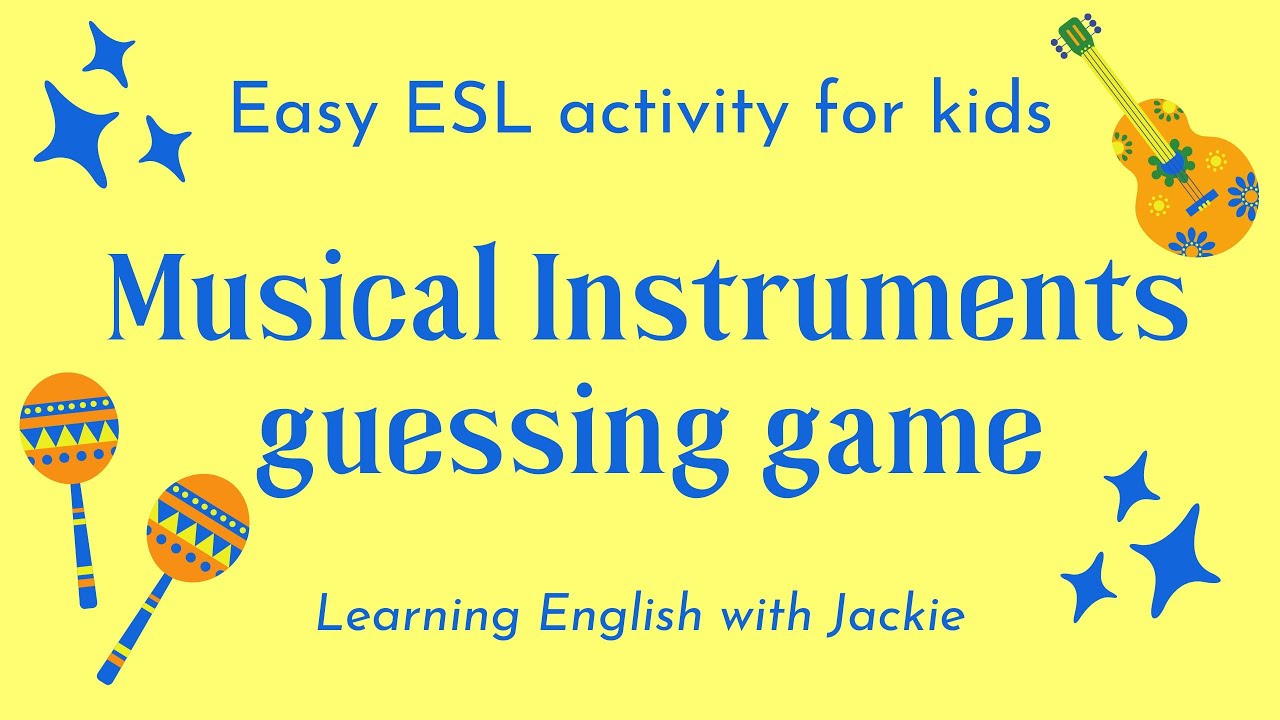 Easy ESL instruments Quiz for beginners | Fun ESL Guessing Quiz ...