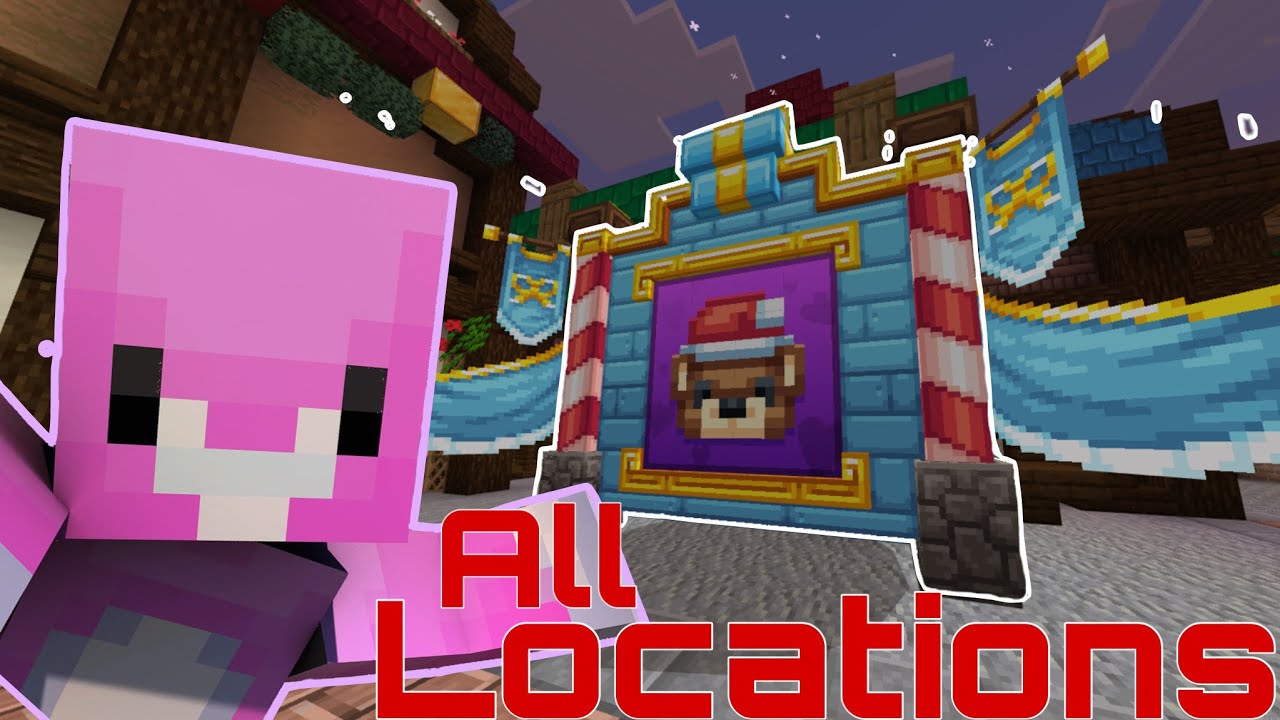 All locations and puzzle solutions! Minecraft The Hive! Winterfest 2024 ...