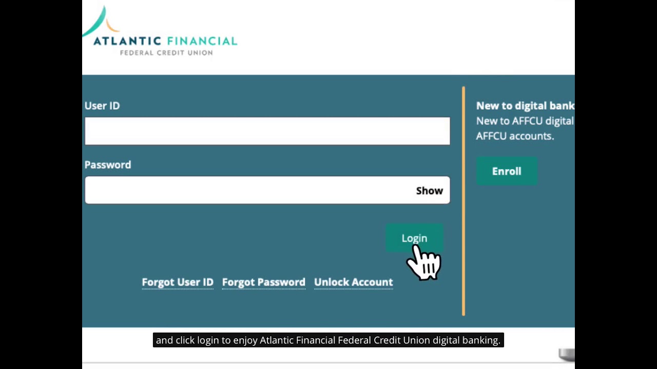 AFFCU Digital Banking Help - How To Login - YouTube
