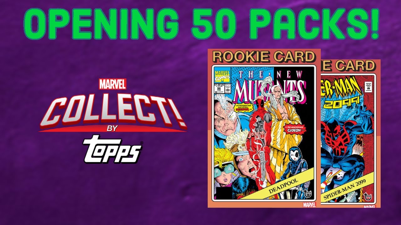 Marvel Collect! by Topps // Opening 50 PACKS of the ALL-STARS ...