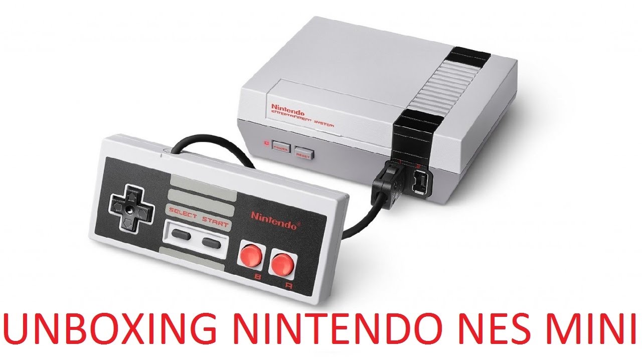 Unboxing Nintendo Nes Mini - YouTube