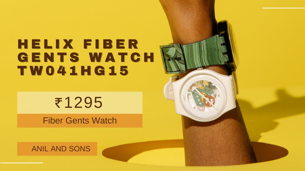 Helix Fiber Gents Watch TW041HG15 Rs.1295 #helix #anilandsons # ...