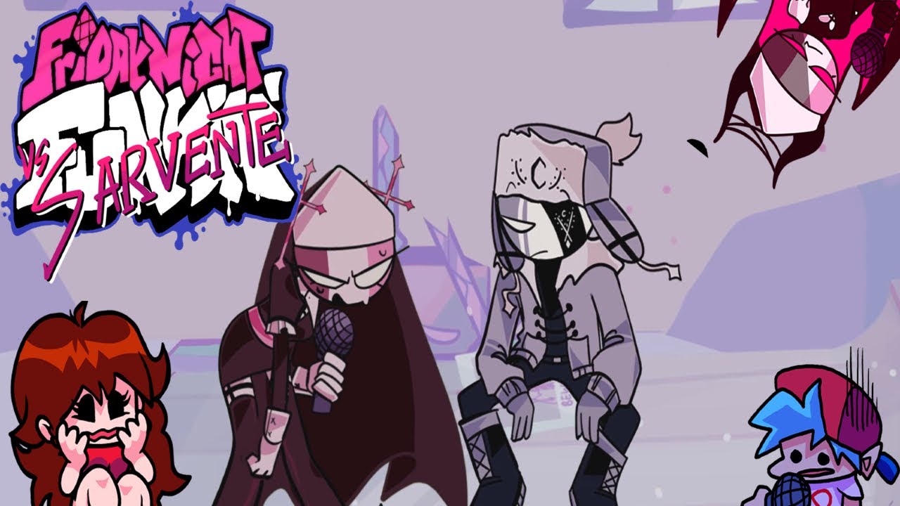 Friday Night Funkin: Sarvente's Mid-Fight Masses [FULL WEEK] Mod. (No ...