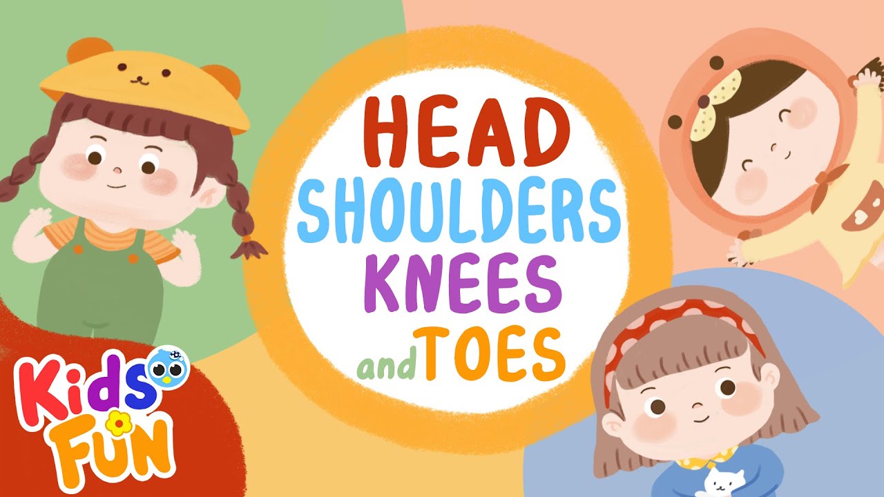 🎵Head Shoulders Knees and Toes | Exercise Song for Kids | Kids' Fun ...