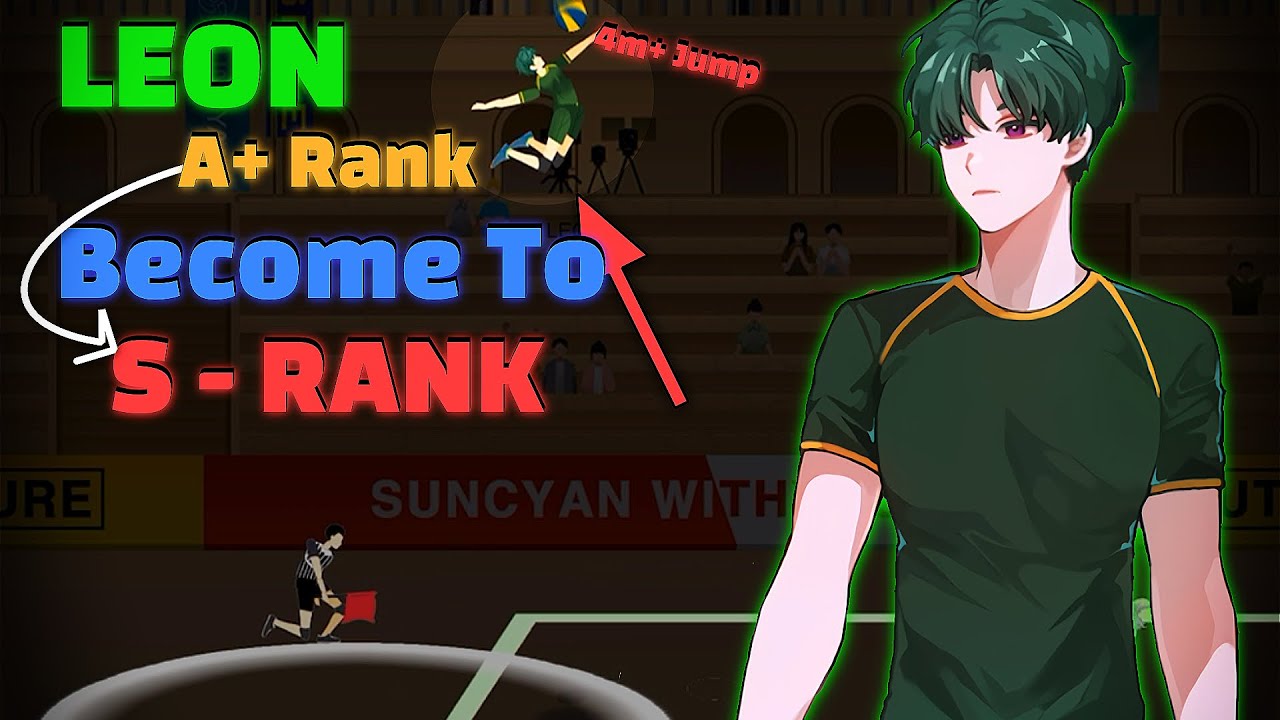 The Spike Volleyball !! 3x3 !! LEON Become to S-Rank !! The Spike 4.3.1 ...