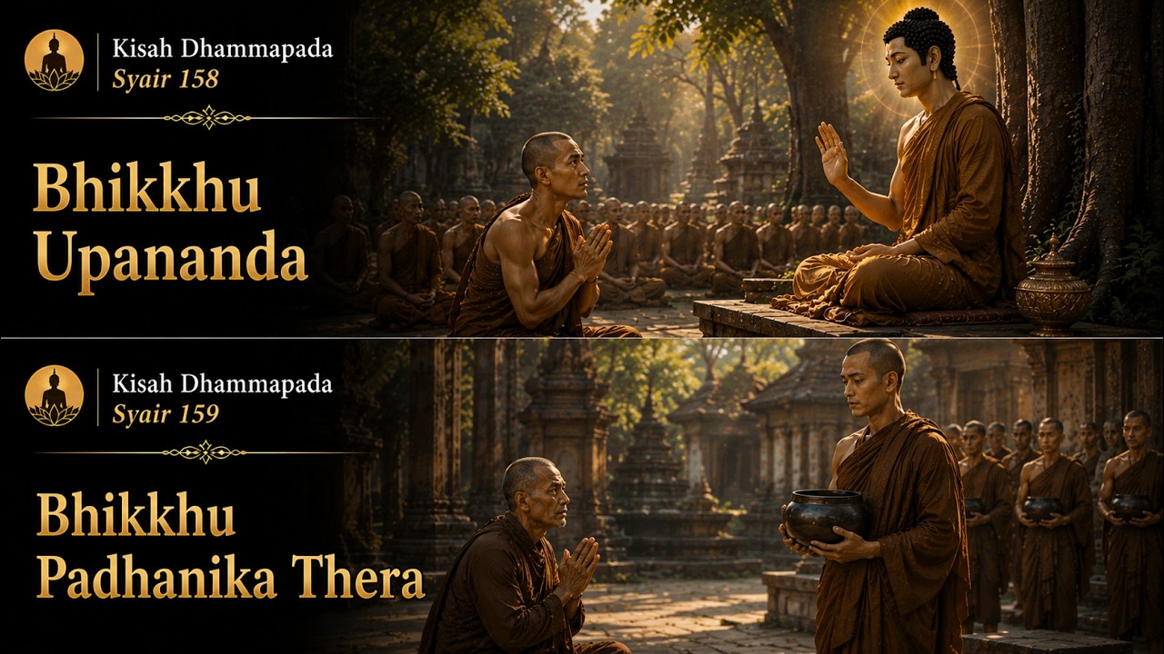 The Story of Dhammapada Poems 158 & 159 I Bhikkhu Upananda I Padhanika ...