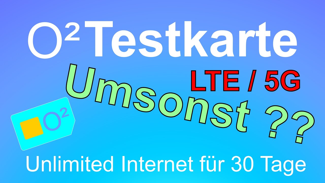 O2 Testkarte Free Unlimited Festnetzersatz ? - YouTube