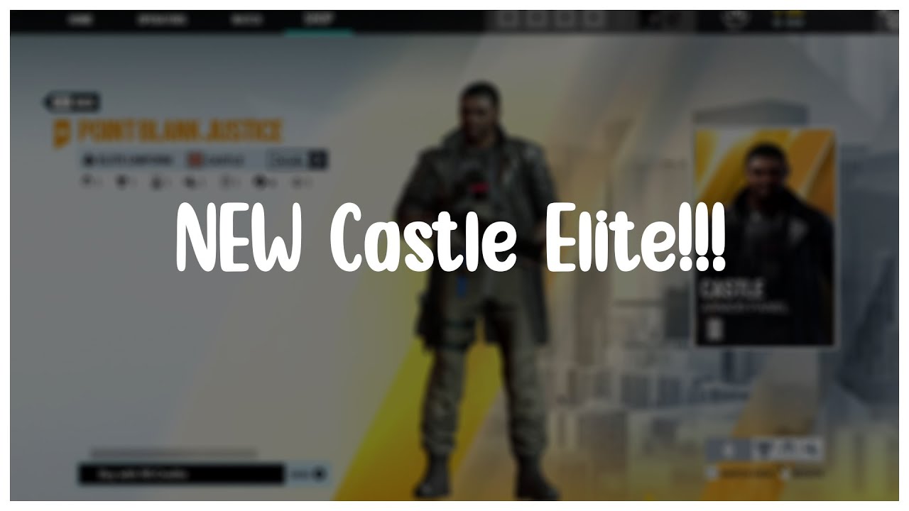 NEW Castle Elite Showcase! (Rainbow Six Siege) - YouTube