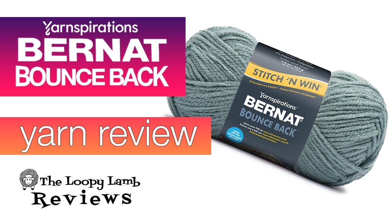 Bernat Bounce Back Yarn Review - YouTube