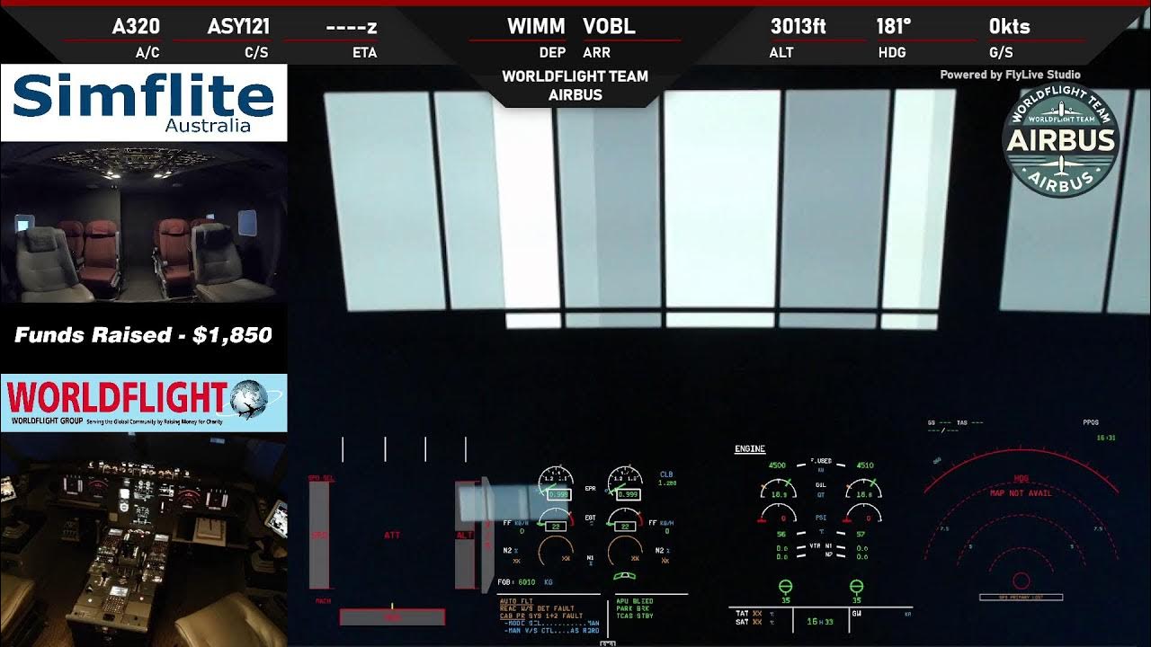 MSFS | Vatsim | Worldflight 2024 | Team Airbus A320 | Leg 6 - YouTube