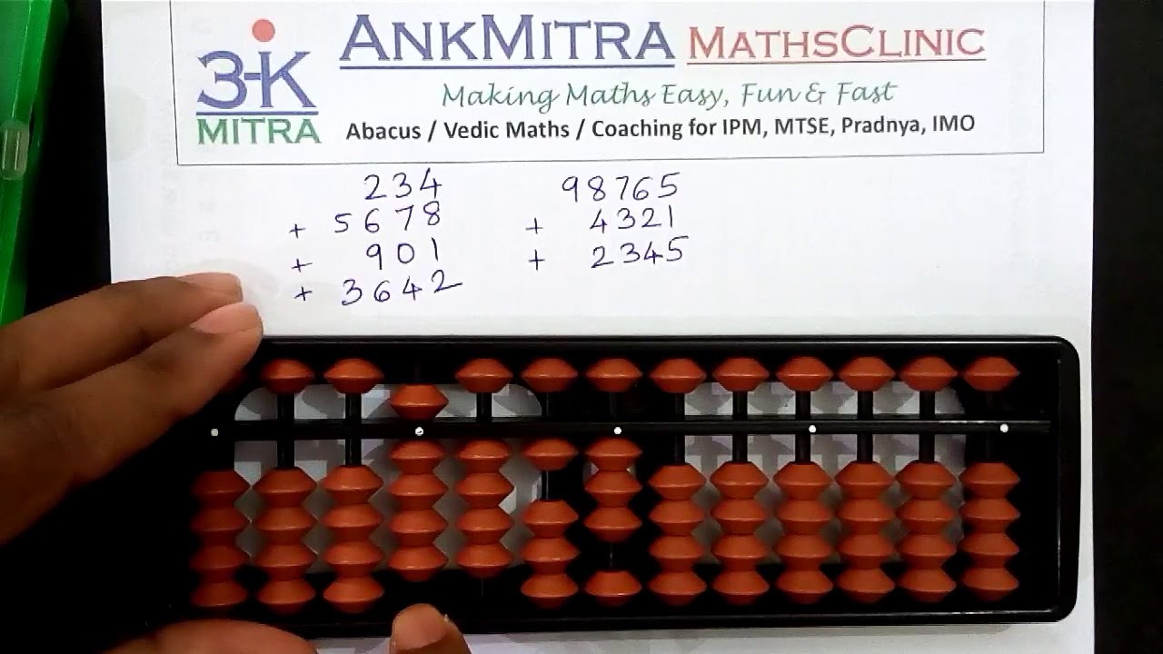 Hindi How To Add Large Numbers On The Abacus having 3 Or 4 Or 5 hindi-how-to-add-large-numbers-on-the-abacus-having-3-or-4-or-5