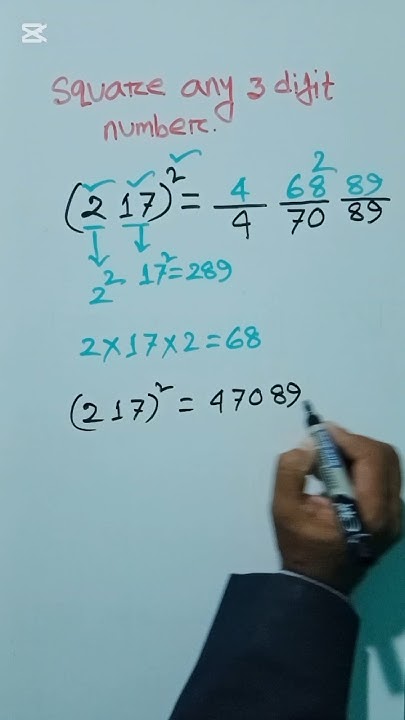 Square any 3 Digit number . - YouTube