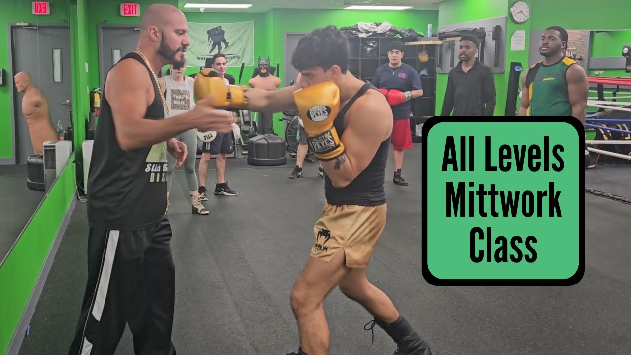 All Levels Boxing Class - Mittwork - YouTube