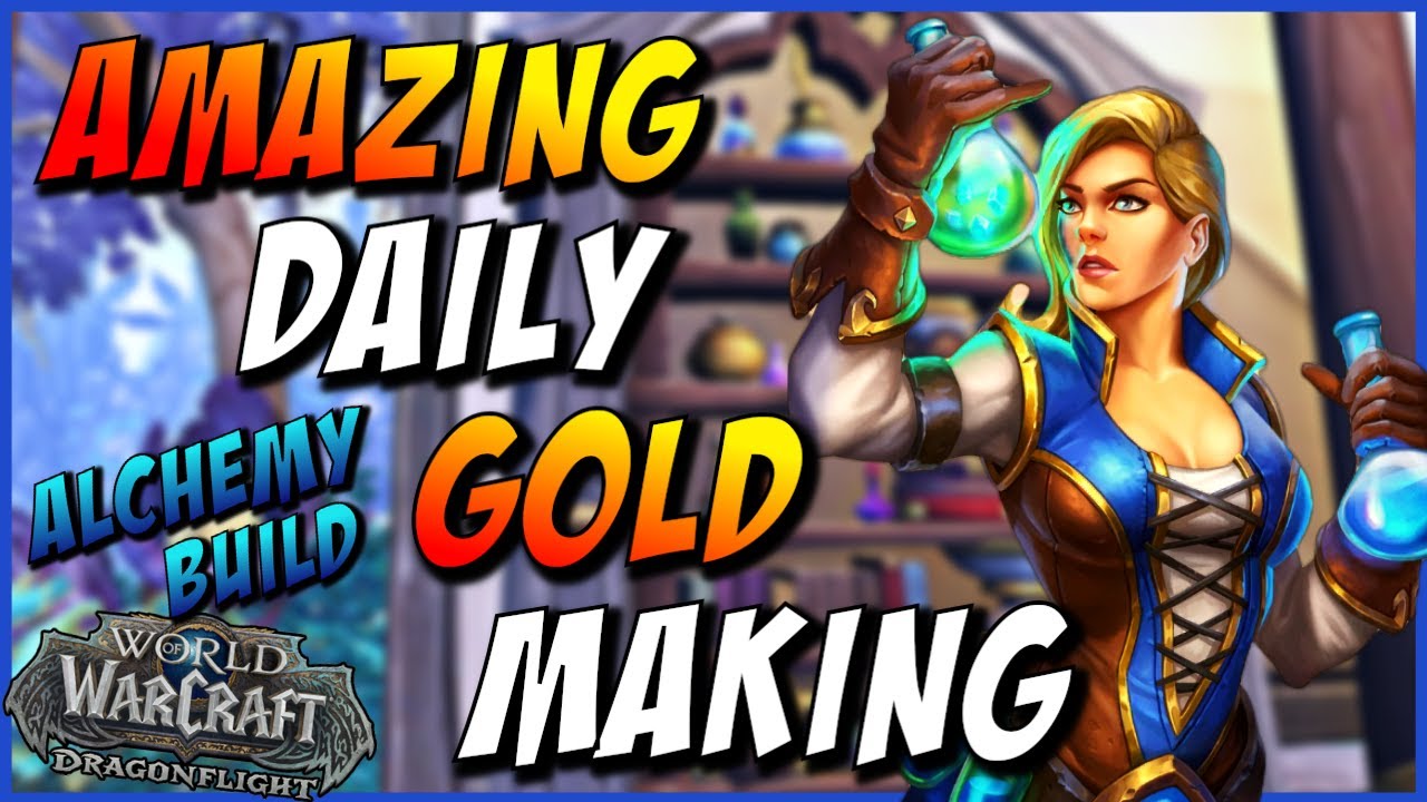 Alchemy Gold Making just logging in | Dragonflight Goldmaking - YouTube