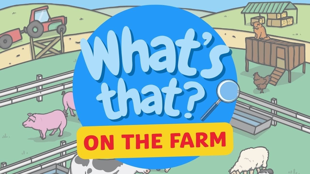 Farm Animals & Their Sounds | Guessing Game for Kids | What’s That? On ...