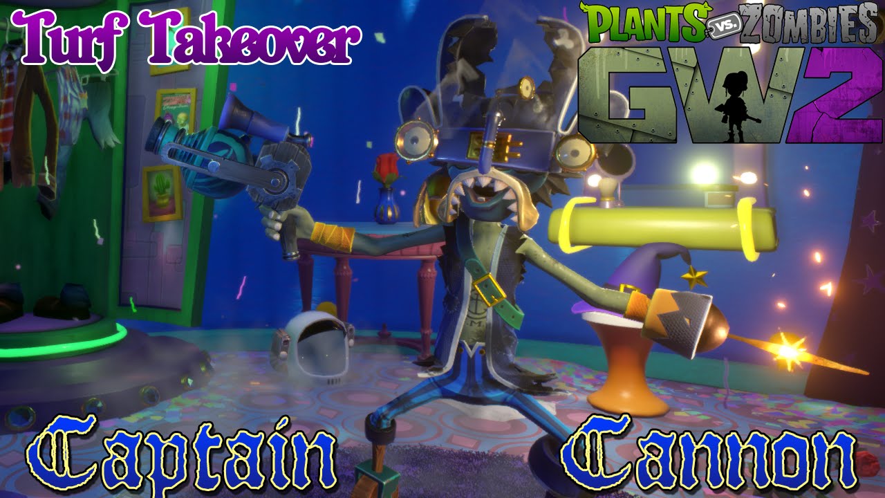 Plants vs. Zombies Garden Warfare 2 - Turf Takeover with Captain Cannon ...