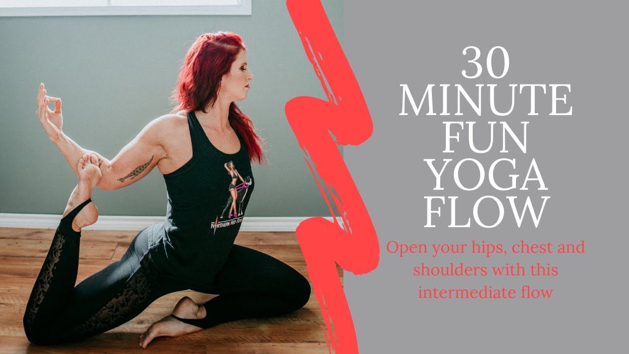 30 minute funky flow yoga - YouTube