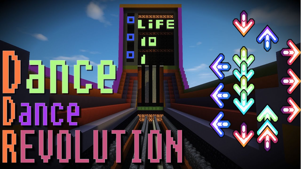 Dance Dance Revolution in Minecraft! - YouTube