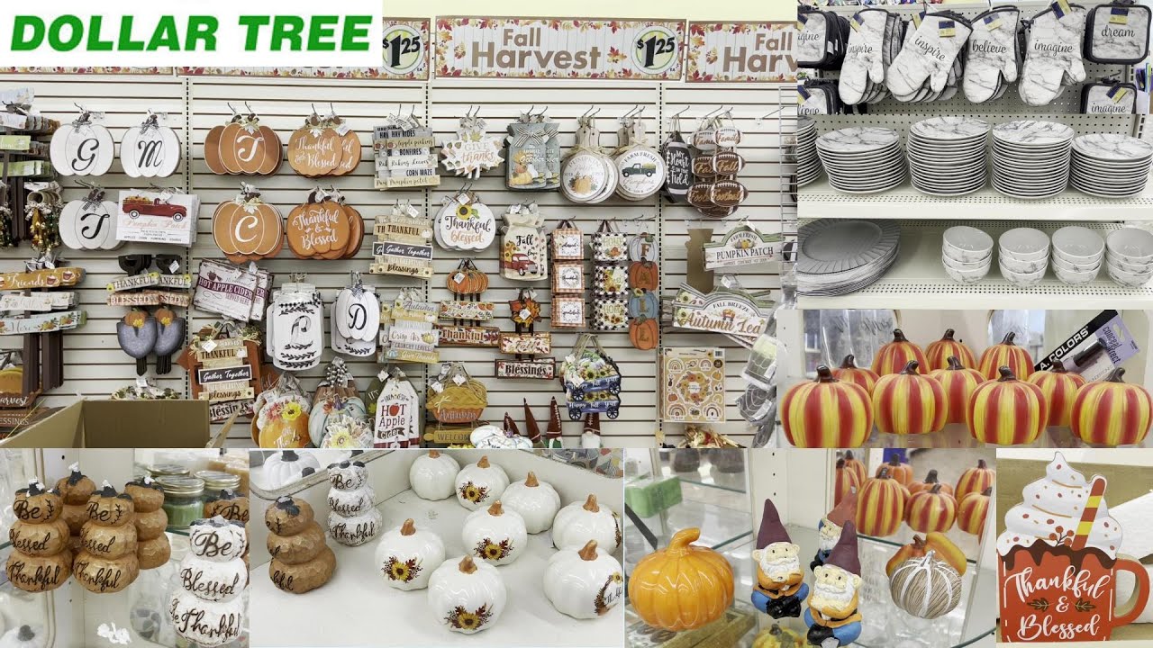 Dollar Tree Fall 2023 *Dollar Tree Shopping *Shop with me * Fall 2023 ...