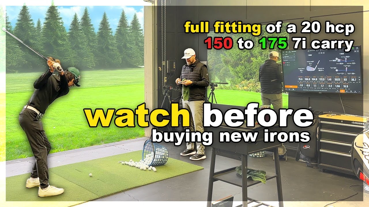 how to flush a 7 iron... do this before buying irons (fitting video ...