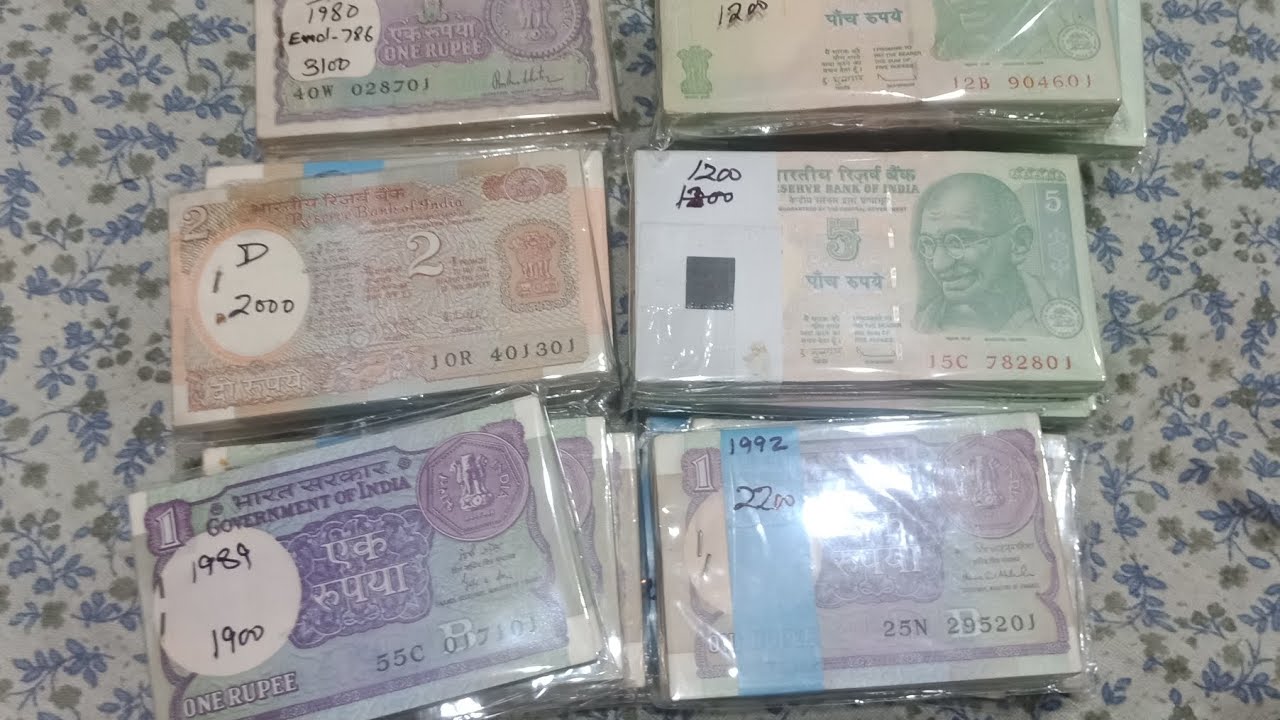 Buy 1 Rupee Note Bundle Value | 2 Rupees Packet Value | 5 Rupees Packet ...