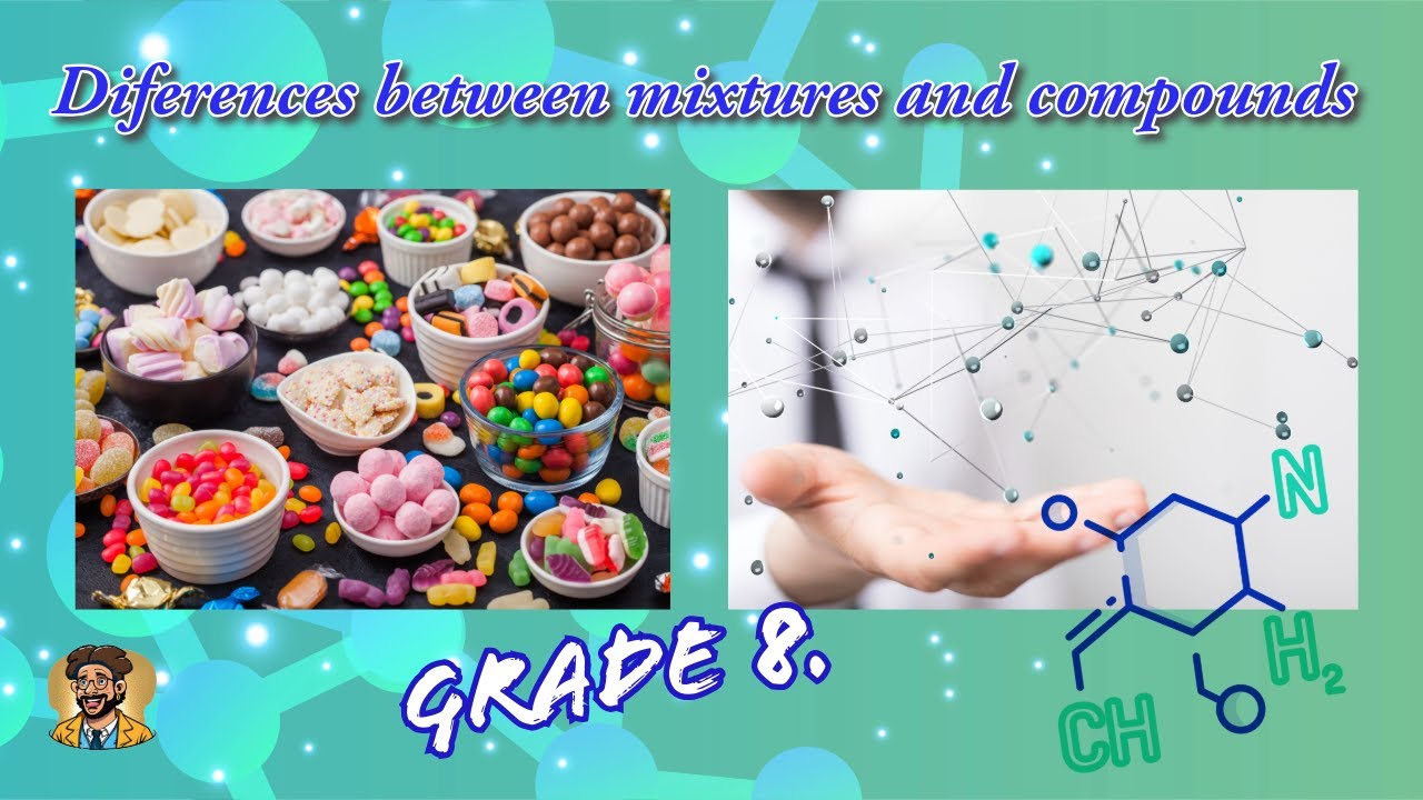Differences between compounds and mixtures. Grade 8 - YouTube