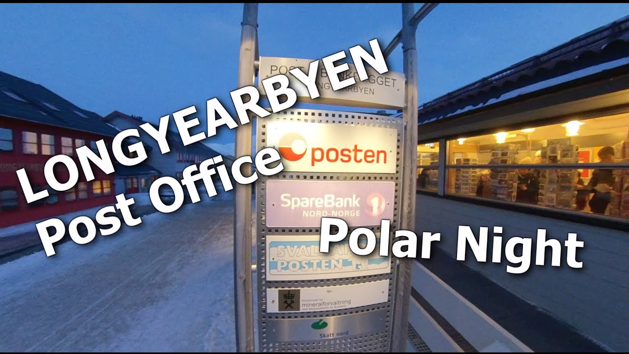 Longyearbyen Post Office during Polar Night . - YouTube