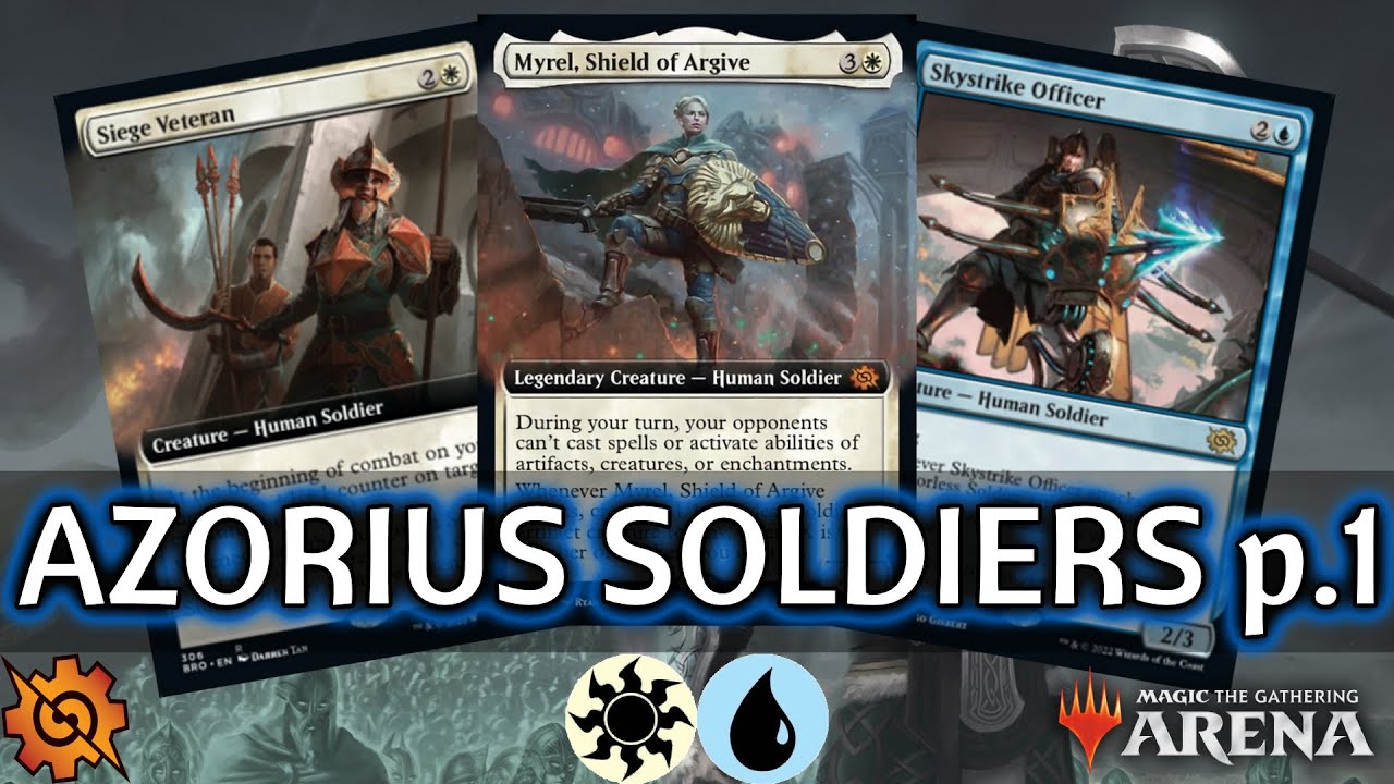 ⚪🔵Azorius Soldiers part 1 | Santyaga_TV MTG Arena | Explorer | BO3 ...
