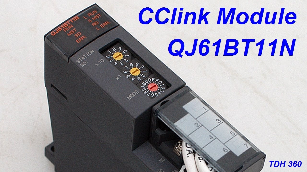 QJ61BT11N Mitsubishi CClink - YouTube