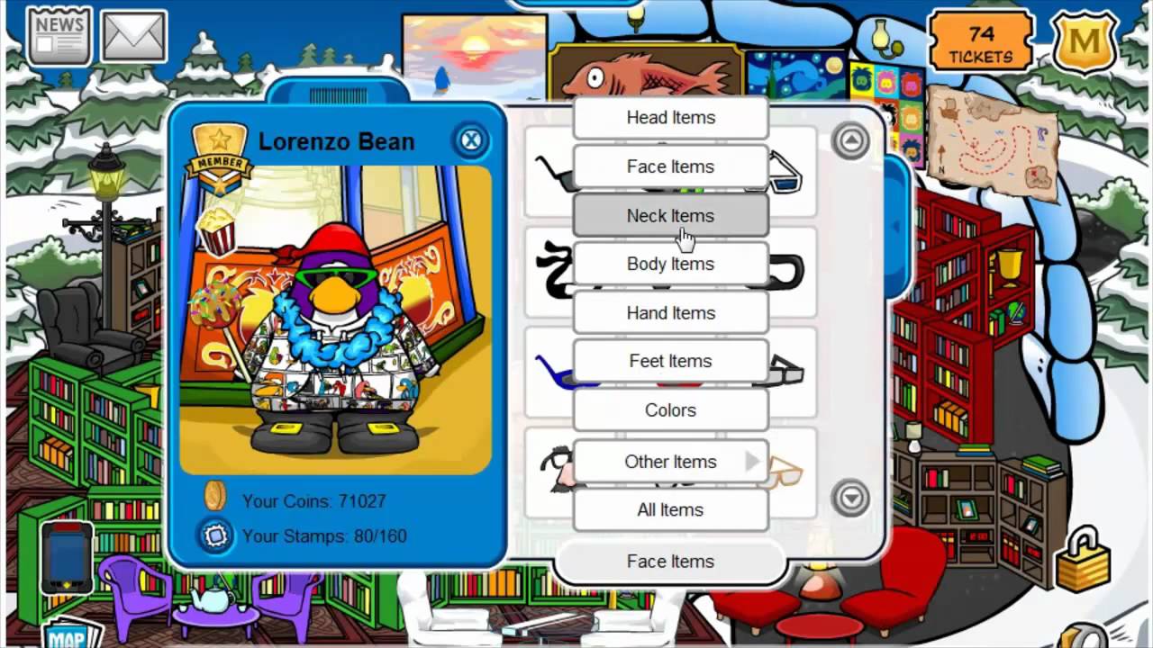 Club Penguin Fall Fair 2010 Clown Costume Glitch - YouTube