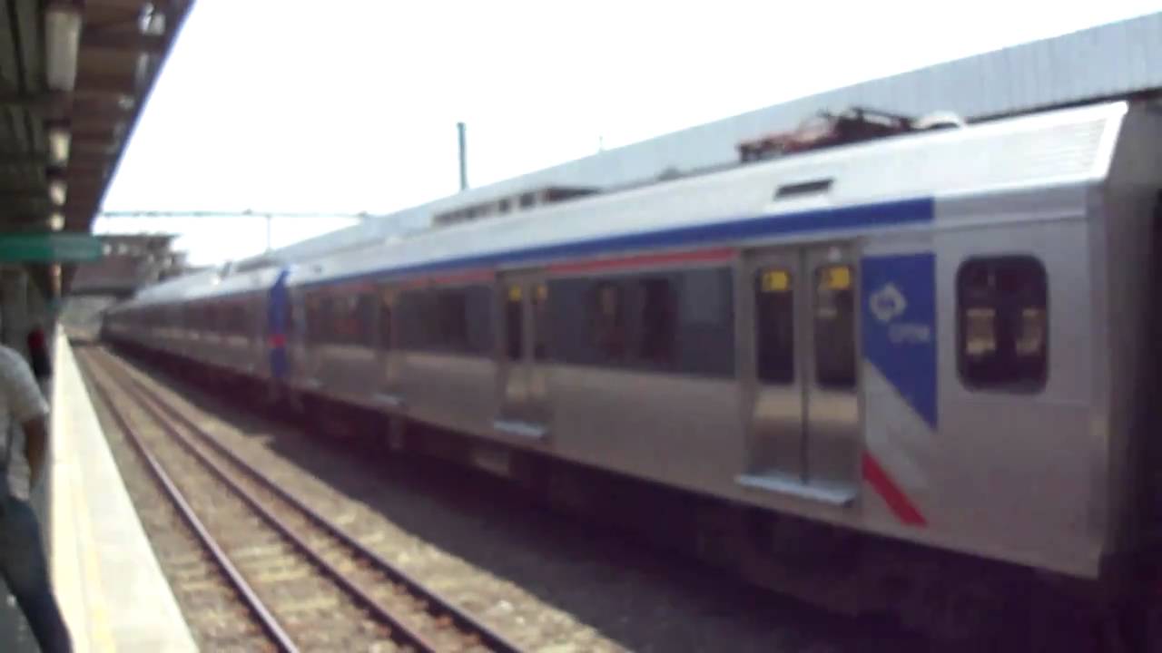 CPTM Série 3000 8 carros (Brazilian Railways) - YouTube