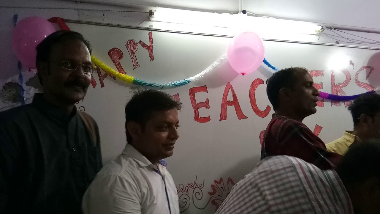 Teacher's day celebration // The institute coaching center PRAYAGRAJ... SAMAR - YouTube
