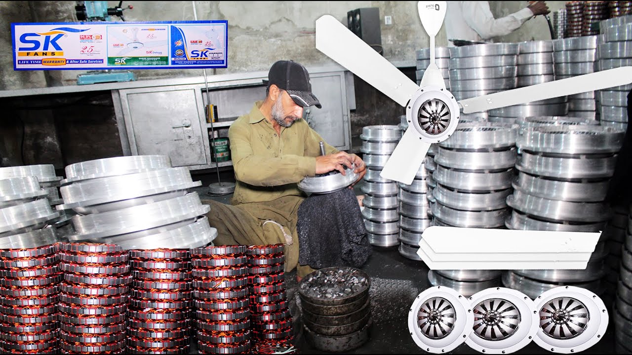 How High Quality Ceiling Fans Are Made | Ceiling Fan In MEGA Factory ...