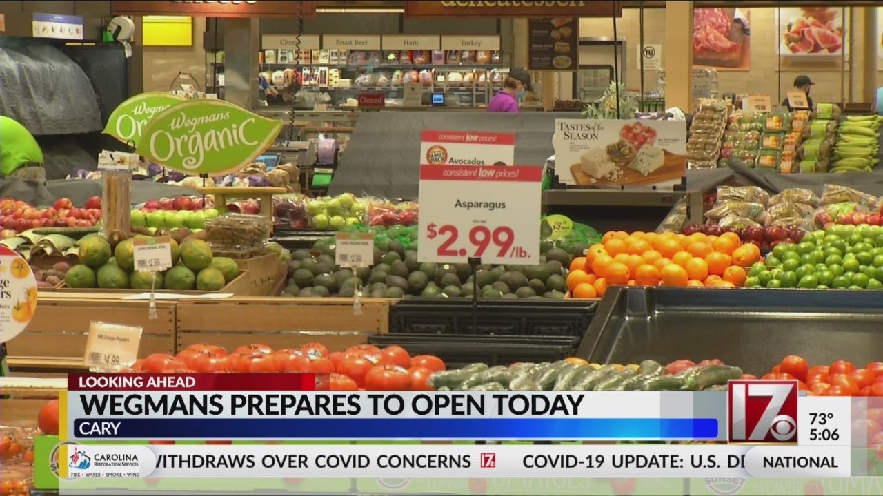 West Cary Wegmans opens Wednesday - YouTube