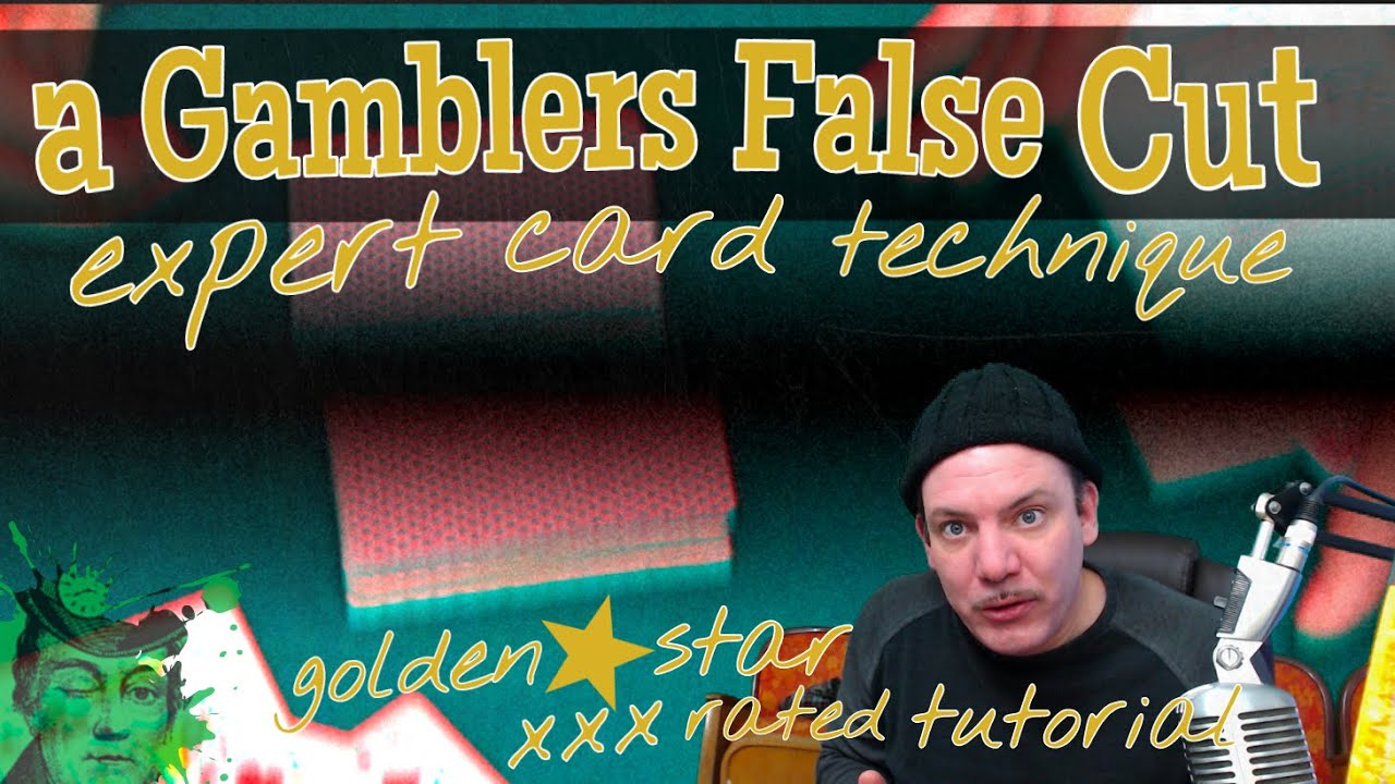 a GAMBLERS FALSE CUT expert card technique sleight of hand card ...