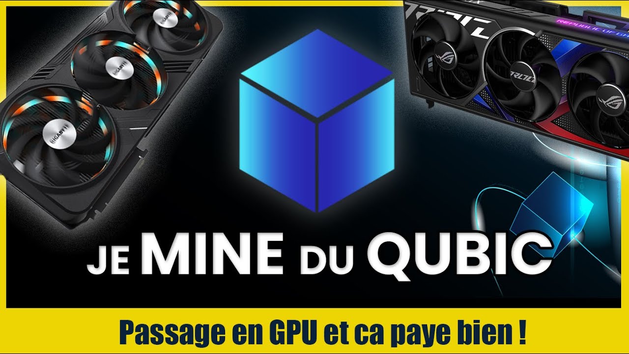 je MINE du QUBIC avec mes GPU et ca paye bien ! - YouTube