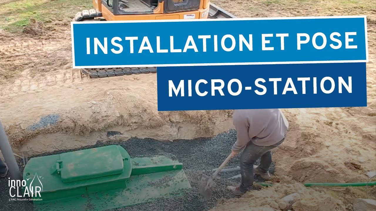 Installation et pose d'une microstation INNOCLAIR - YouTube