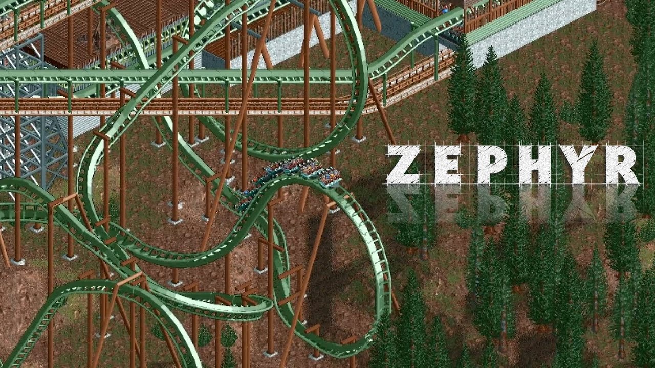 Zephyr | OpenRCT2 | B&M Flying Coaster - YouTube