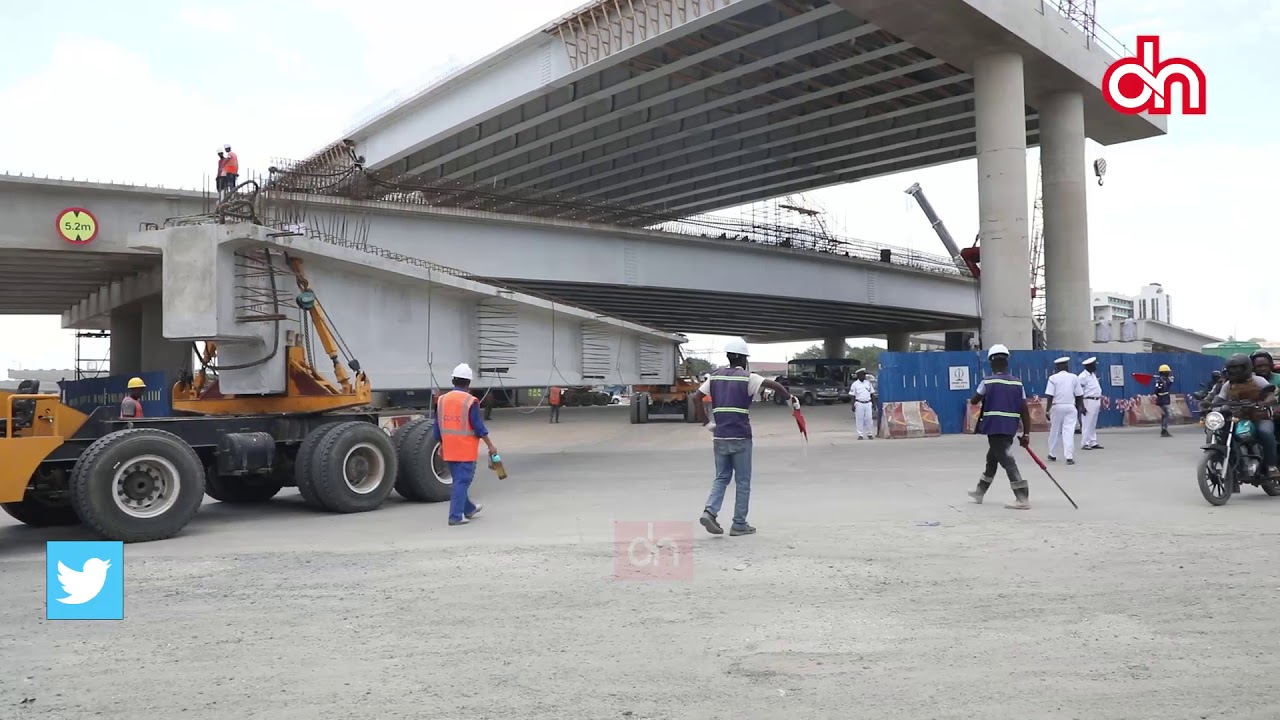 Ujenzi Ubungo interchange unavyoenda kwa kasi - YouTube