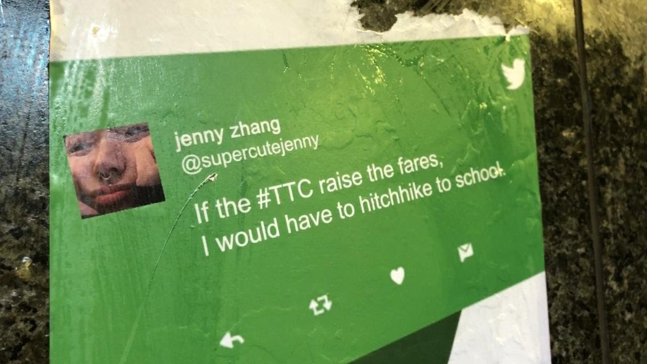 Students post alternate response to TTC's ad campaign - YouTube