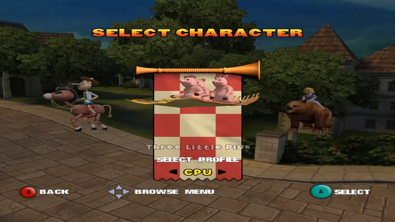 Shrek Smash n' Crash Racing - Three Little Pigs AI Time Trials ...