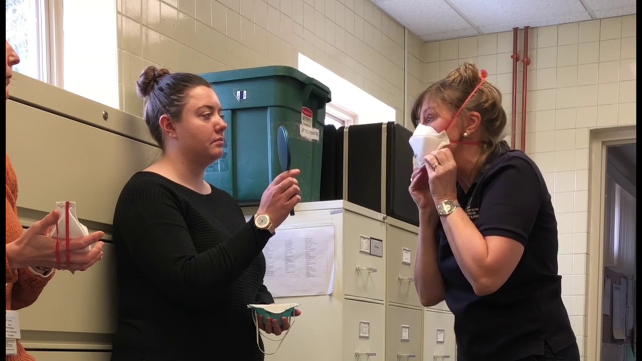 N95 Respirator Donning & Doffing Tips - YouTube