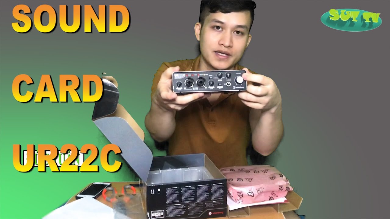 SOUND CARD UR22C REVIEW| MỞ HỘP SOUND CARD STEINBERG UR22C - YouTube