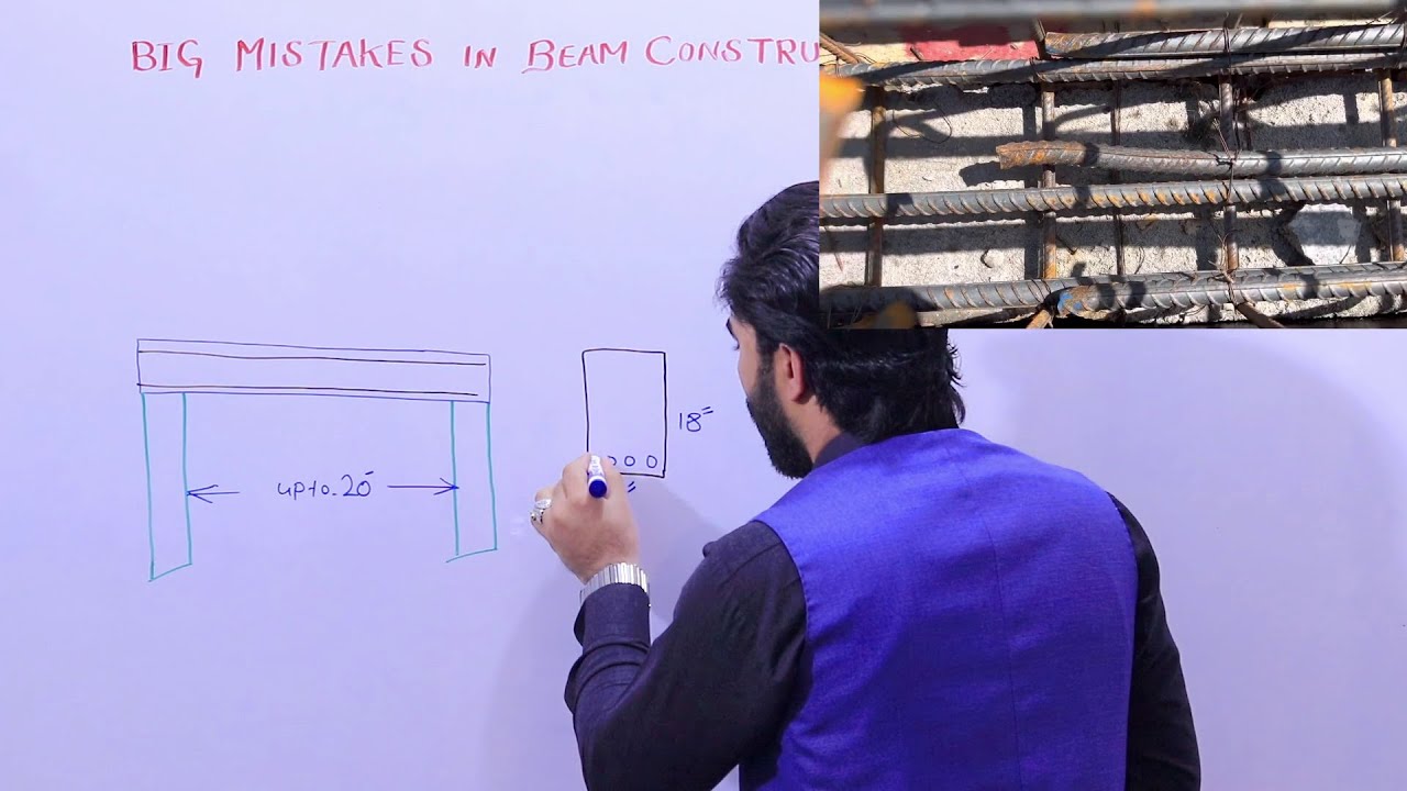 Big Mistakes in Beam Construction | with Lapping Details | - YouTube