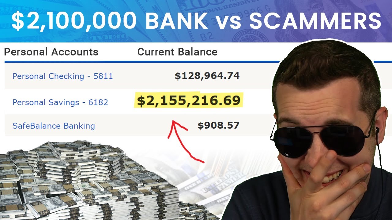 When Scammers See $2,100,000 In Your Bank - YouTube