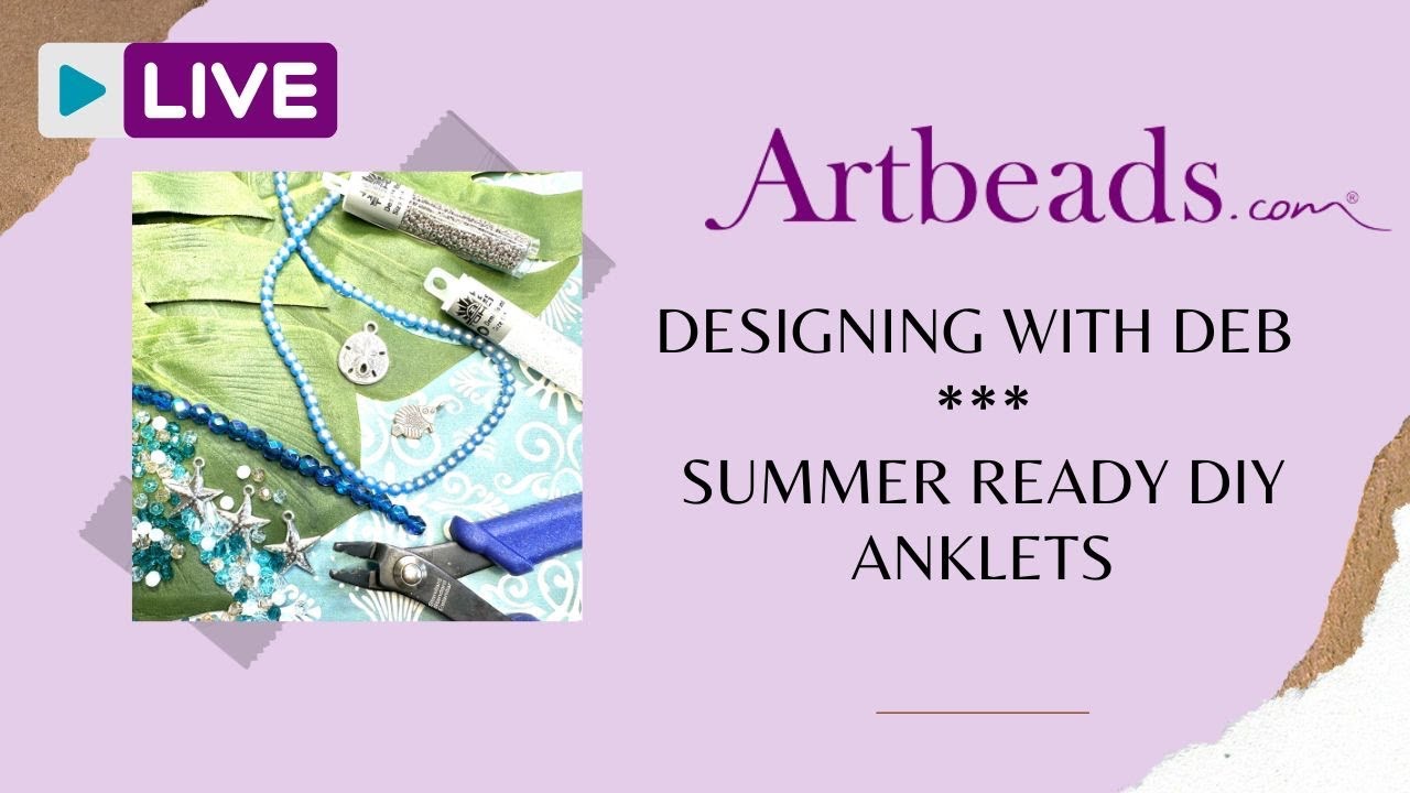 Designing with Deb - Summer Ready DIY Anklets - YouTube