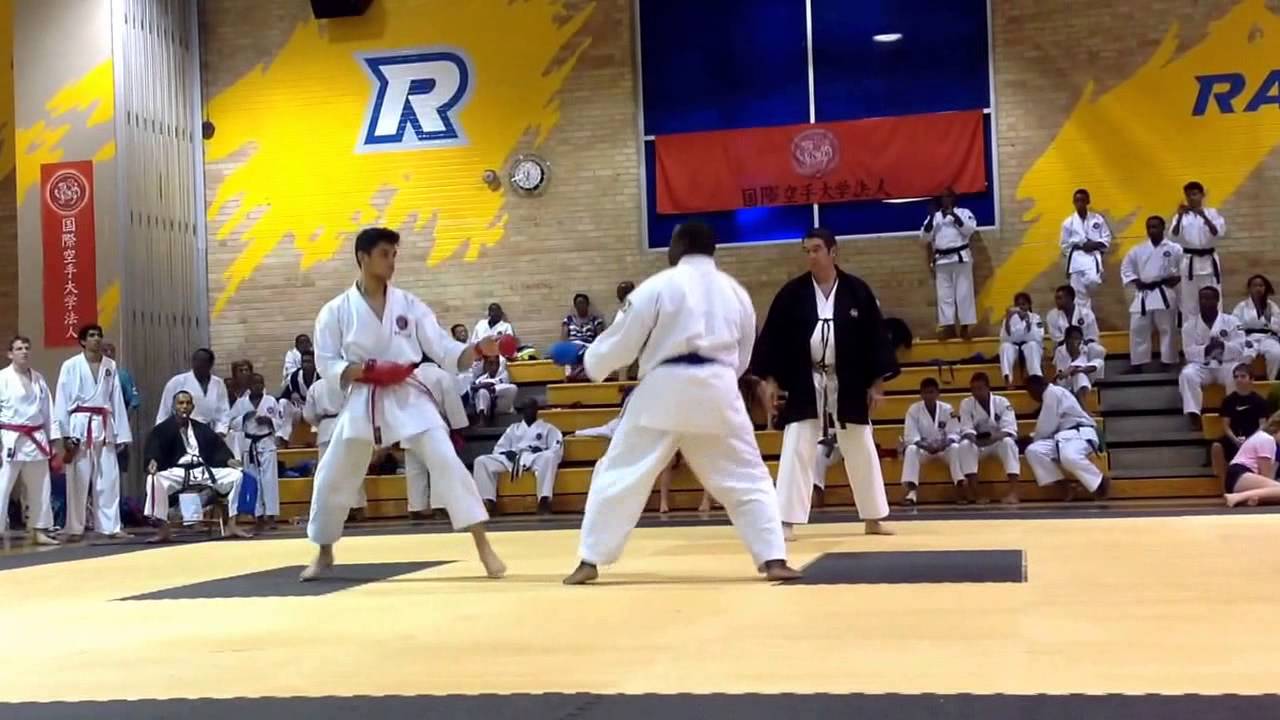 Men's Kumite Ontario vs. Guyana | IKD World Cup 2015 Shotokan Karate # ...