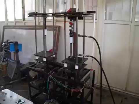 Active Suspension Test Rig Operation - YouTube