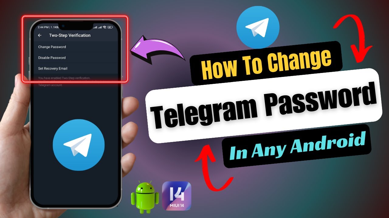 How To Change Telegram Password On Android - YouTube